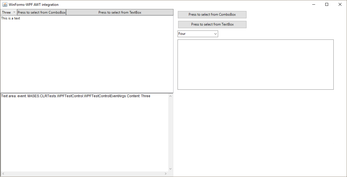 Graphical Integration Of Wpfwinforms Into Java Jvm Clr Objects Bridge