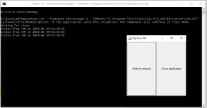 .NET Core Linux/Windows GUI – JVM CLR Objects Bridge